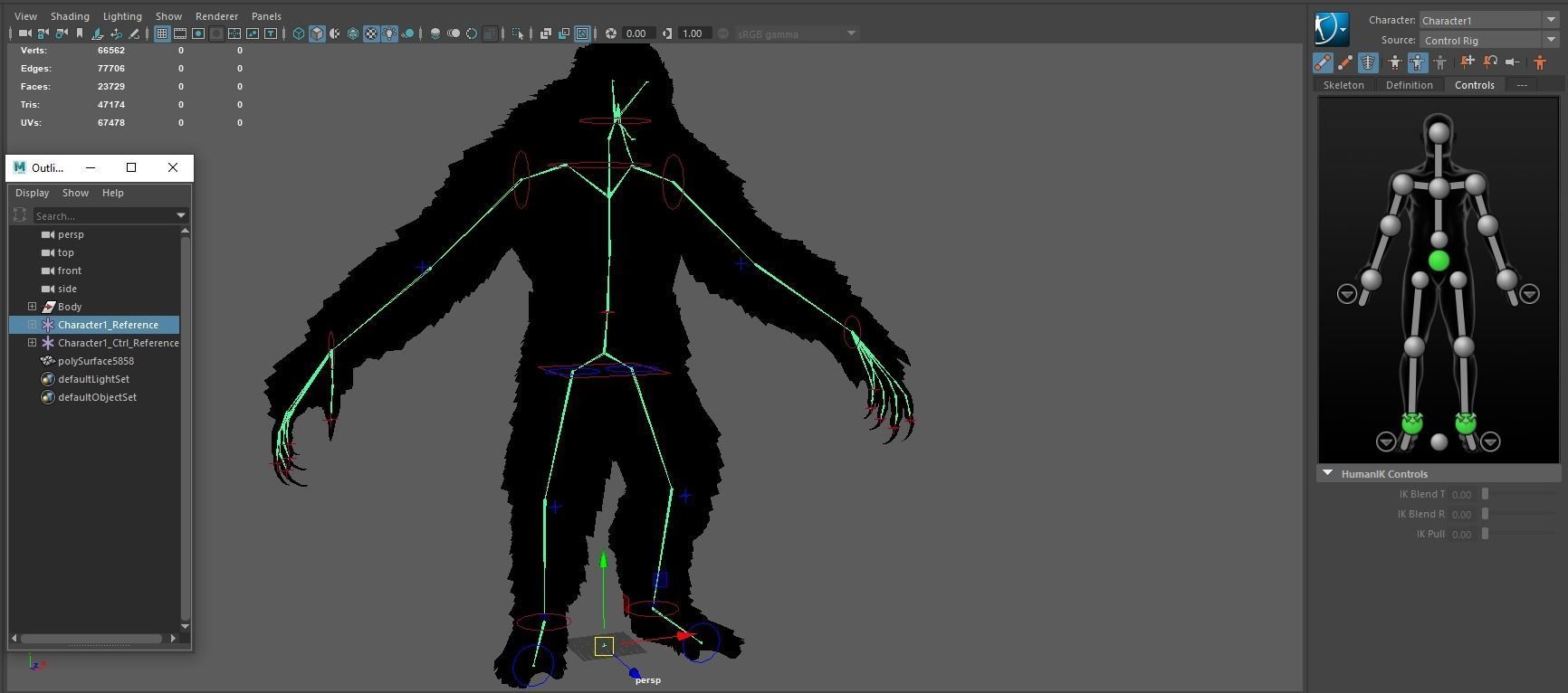 3D model Mythical Yeti VR / AR / low-poly rigged animated | CGTrader