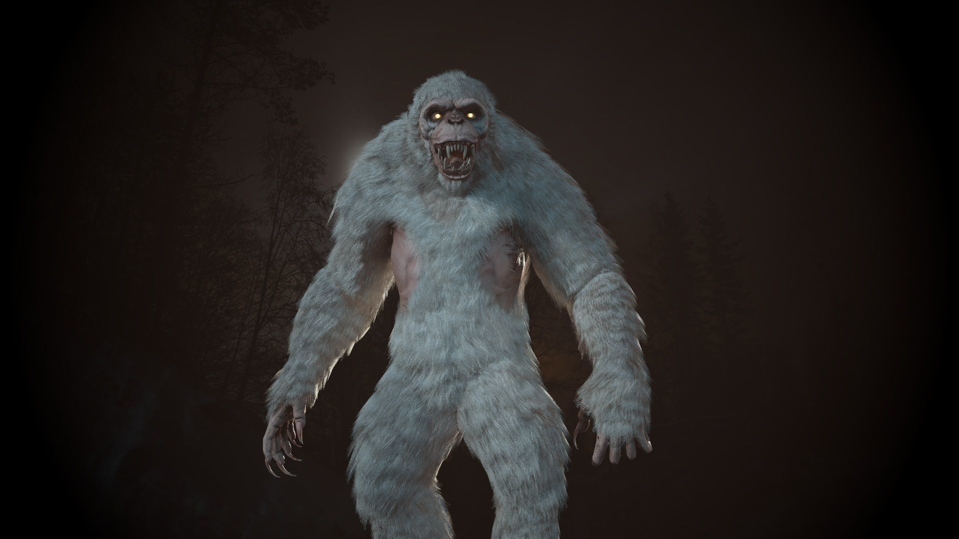 3D model Mythical Yeti VR / AR / low-poly rigged animated | CGTrader