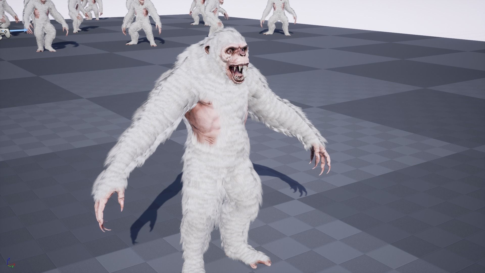 3D model Mythical Yeti VR / AR / low-poly rigged animated | CGTrader