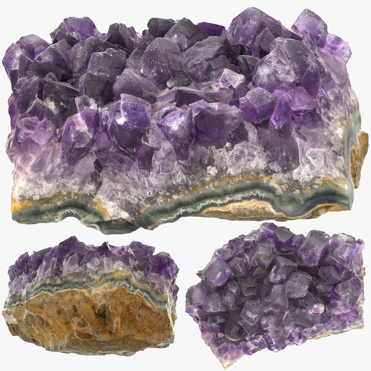 3D model Amethyst gemstone VR / AR / low-poly | CGTrader