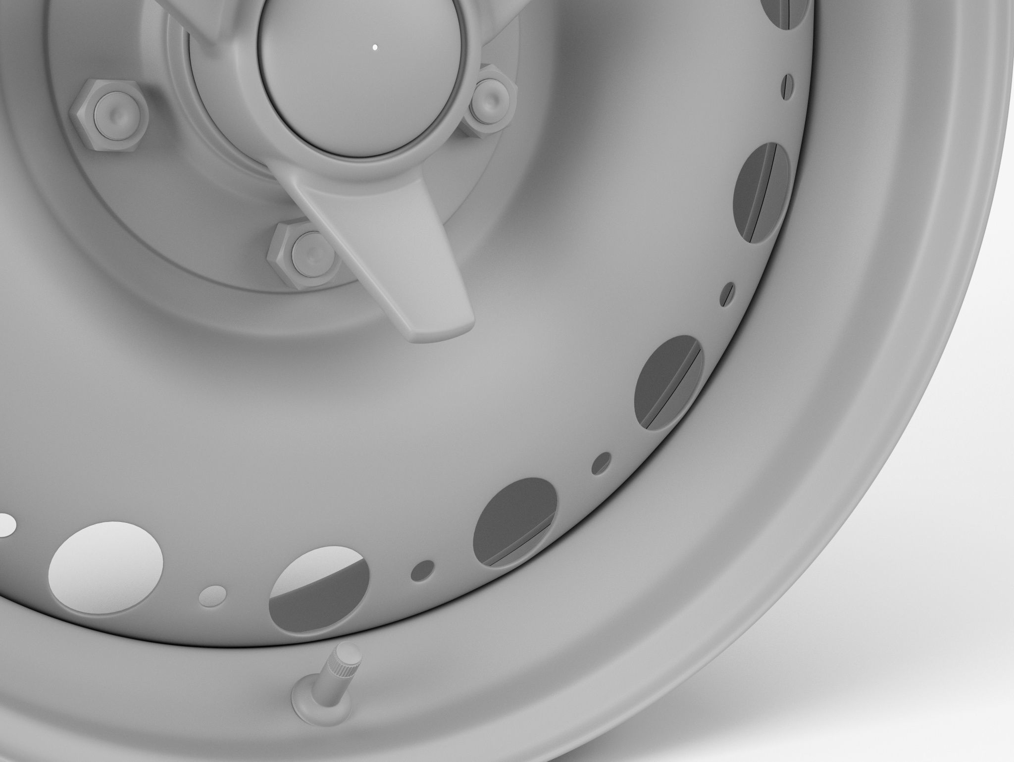 Dunlop D-Type Wheel 3D model | CGTrader