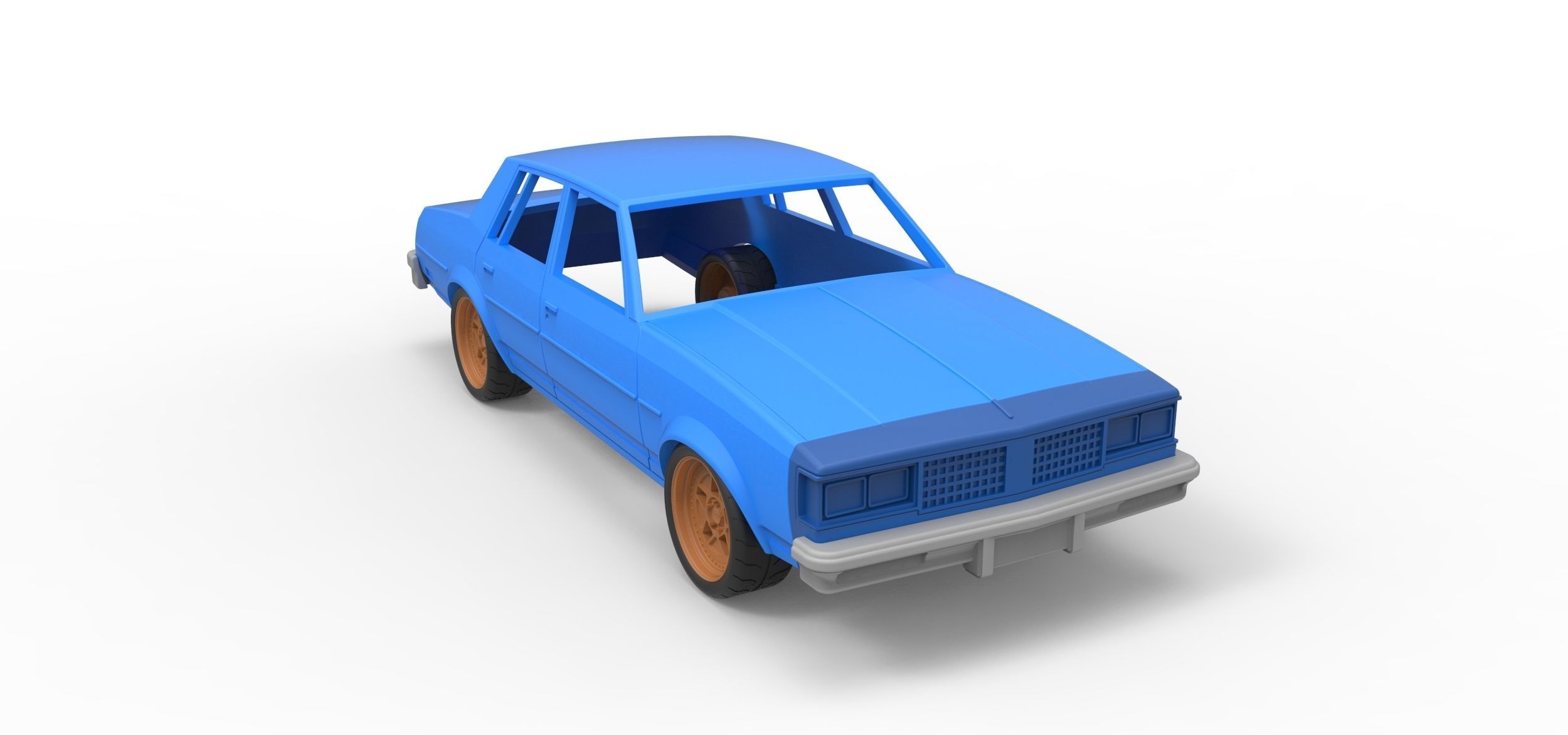 Shell Oldsmobile Cutlass Supreme 1983 Scale 1 to 24 3D model 3D ...
