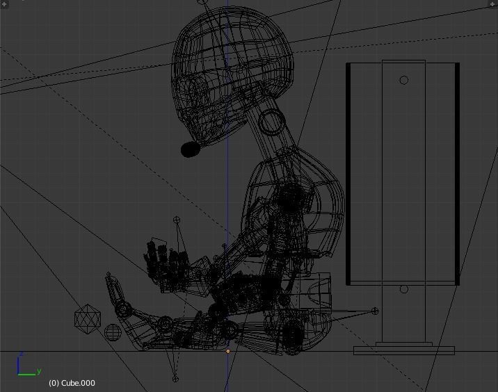 Post Apocalyptic Robot 3D model rigged | CGTrader