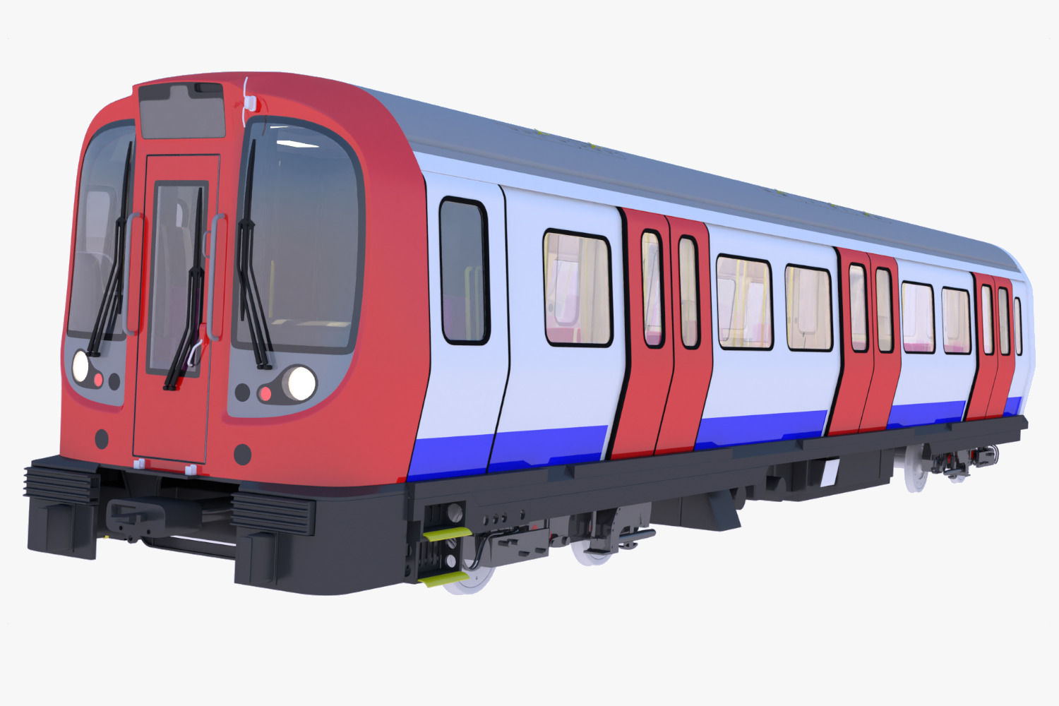 London metro locomotive S8 3D model | CGTrader