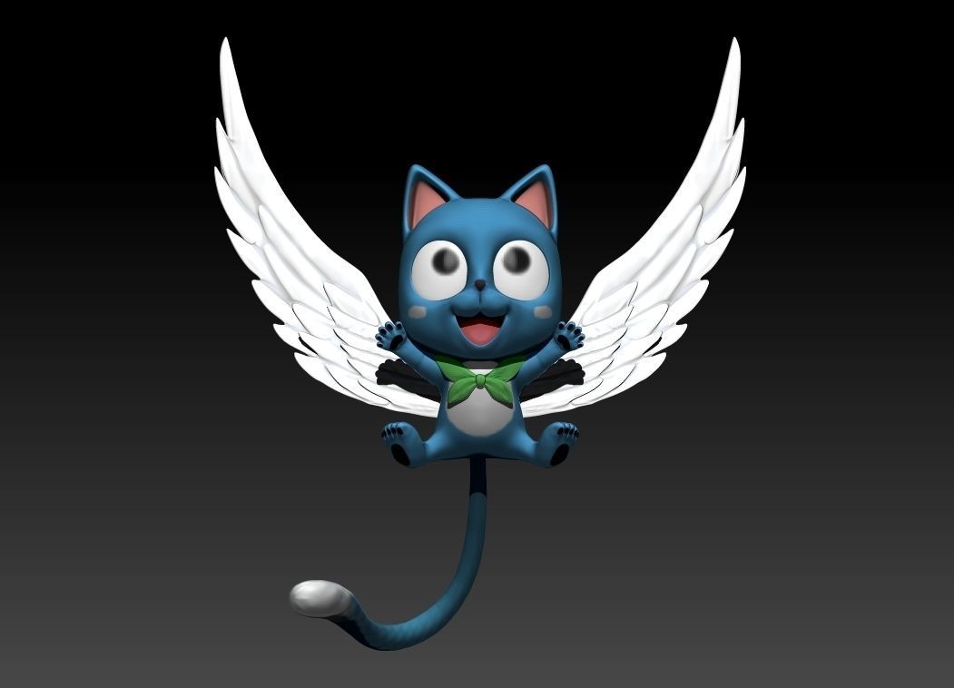 Happy Fairy tail 3D MODEL Zbrush OBJ 3D model | CGTrader