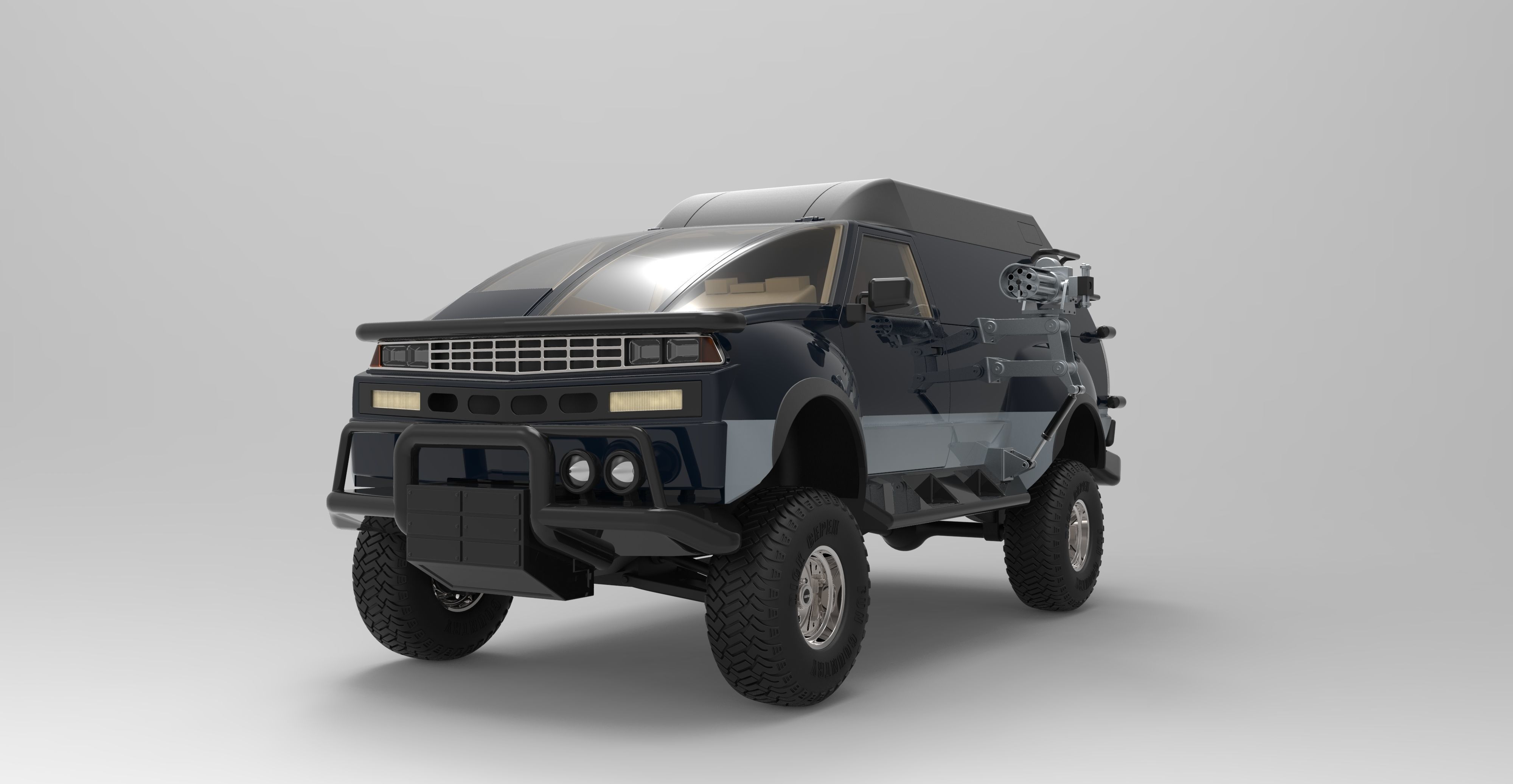 Truck from the movie Tango and Cash 3D model | CGTrader