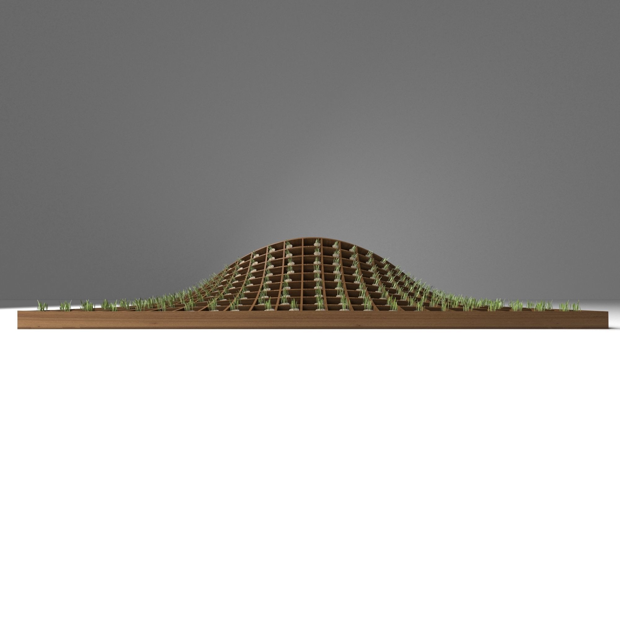 Organic Bench 3D model | CGTrader