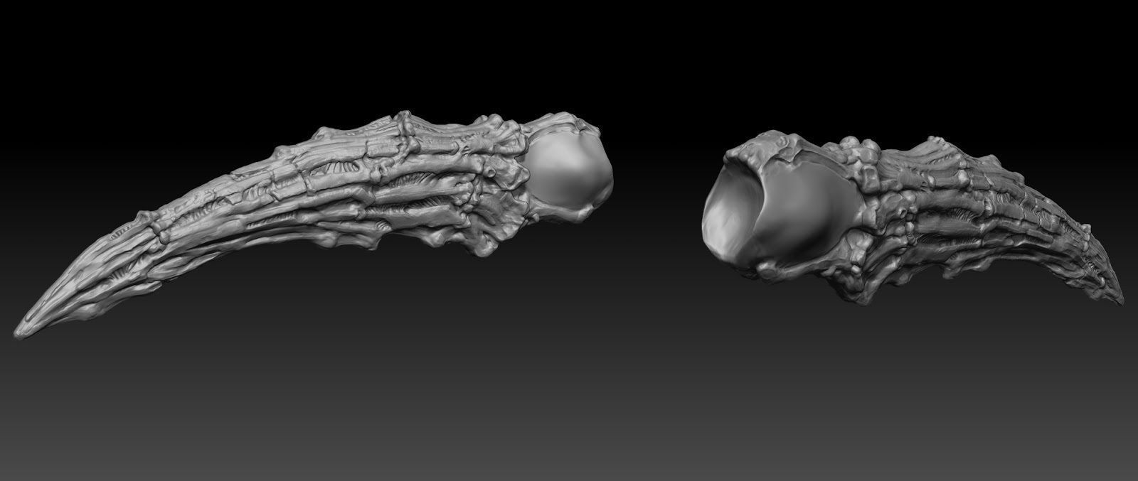 predator whip wolf 3D model 3D printable | CGTrader