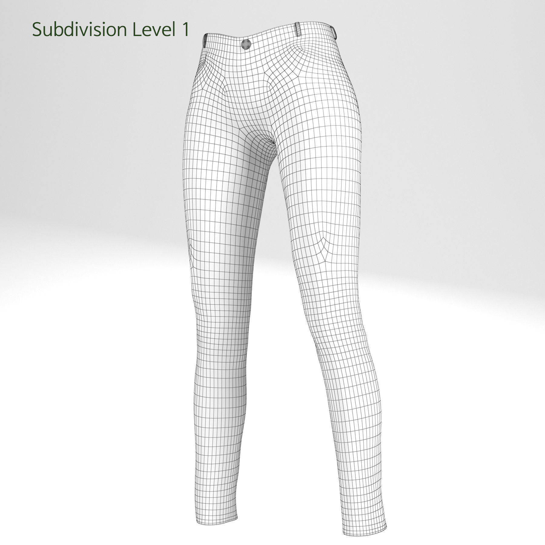 Jean pants for woman free VR / AR / low-poly 3D model | CGTrader