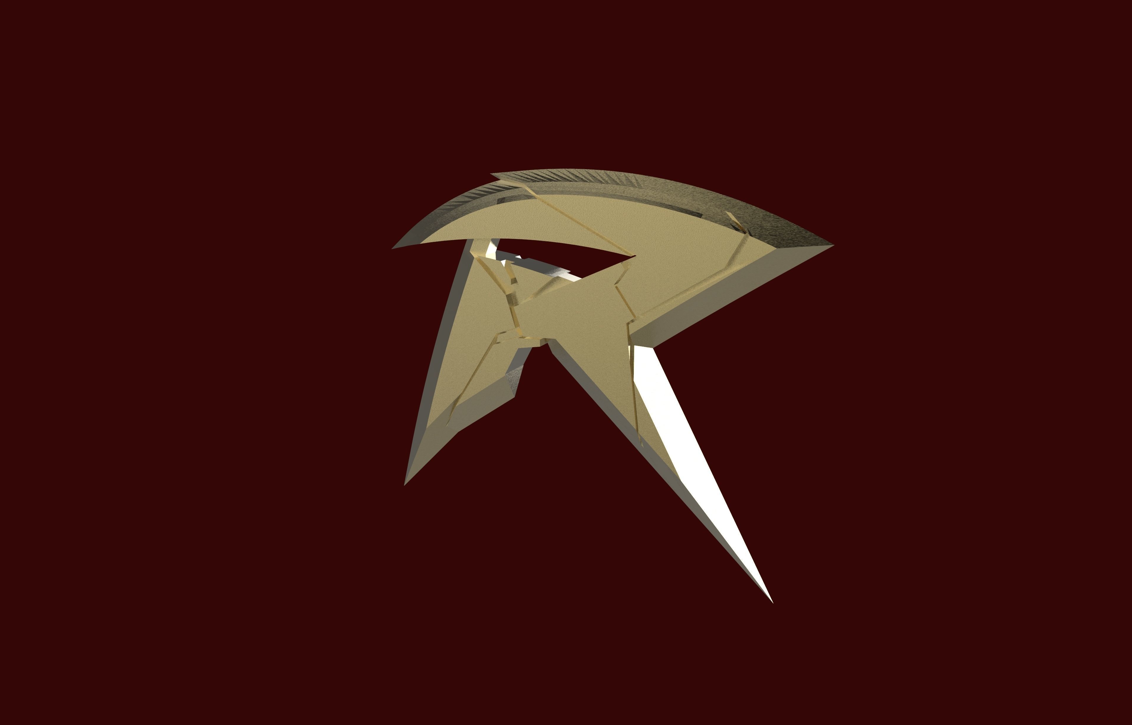 HBOmax DC Titans Robin Logo STL 3D model 3D printable | CGTrader