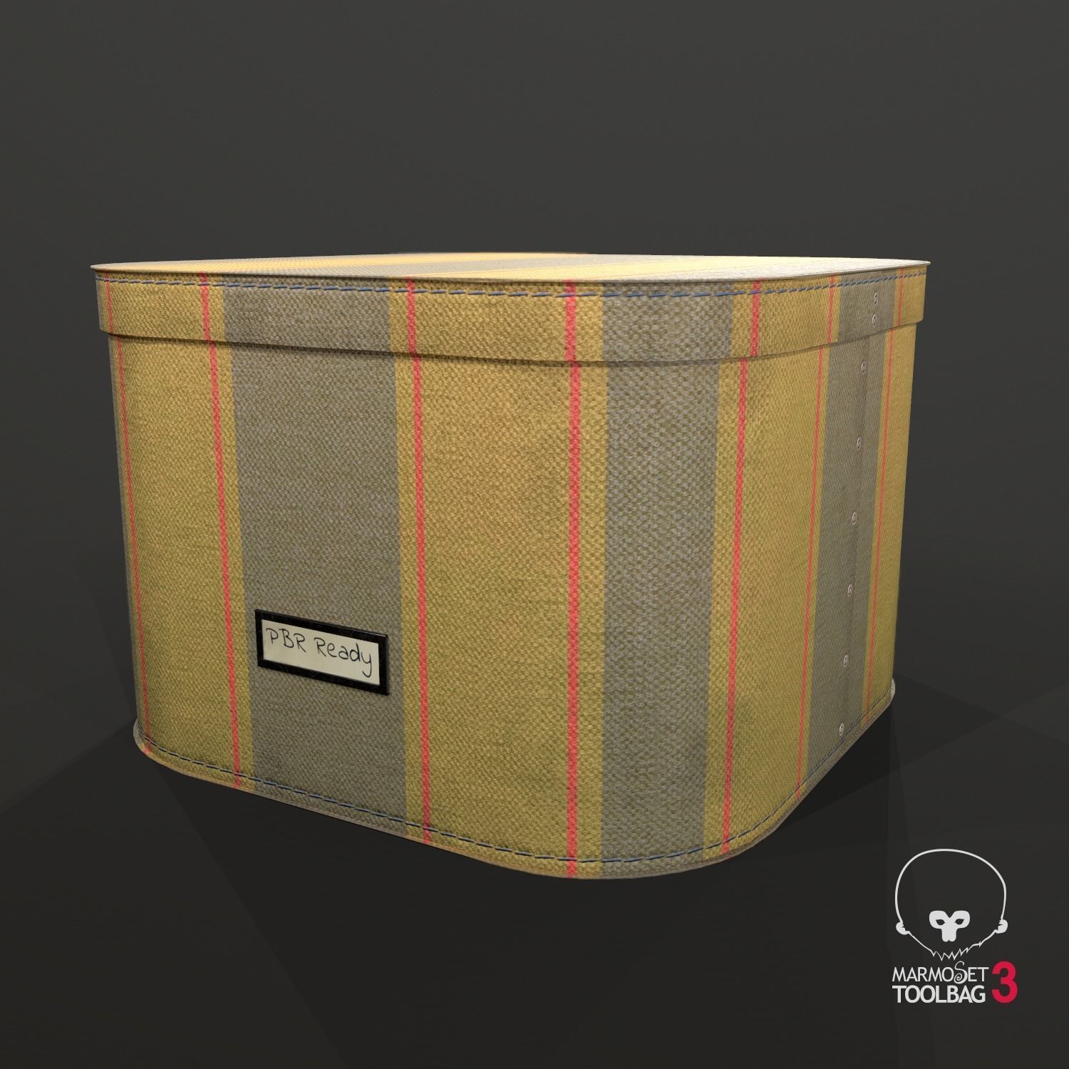 3D model Designer Storage Box - used item VR / AR / low-poly | CGTrader