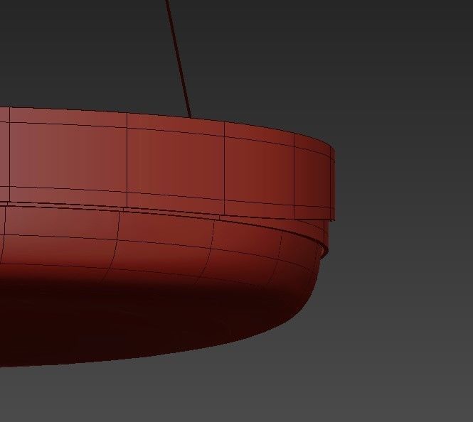 LOOLA pendant light with brass finish and glass 3D model | CGTrader