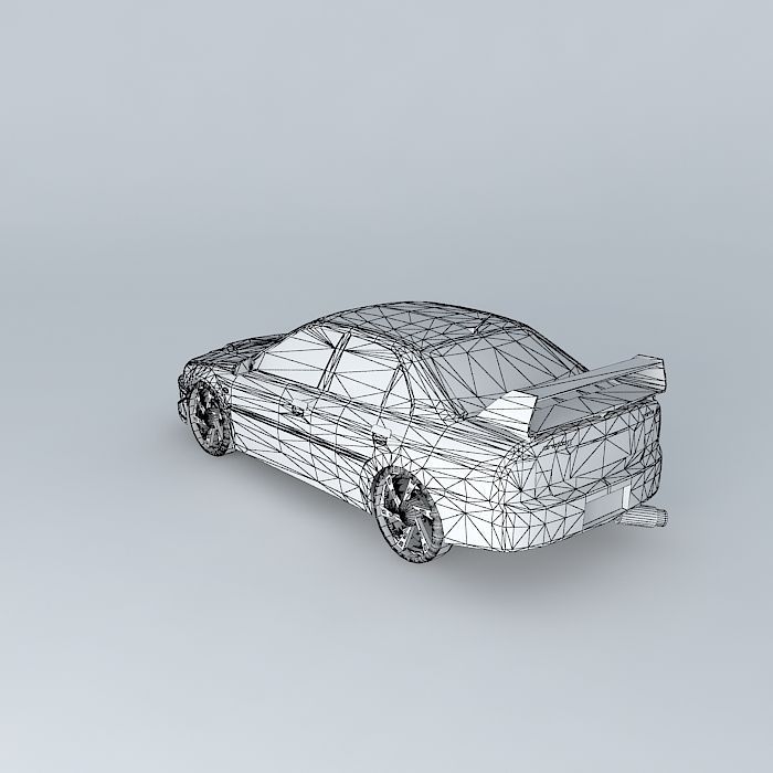 Proton Wira Evo Facelift free 3D model | CGTrader