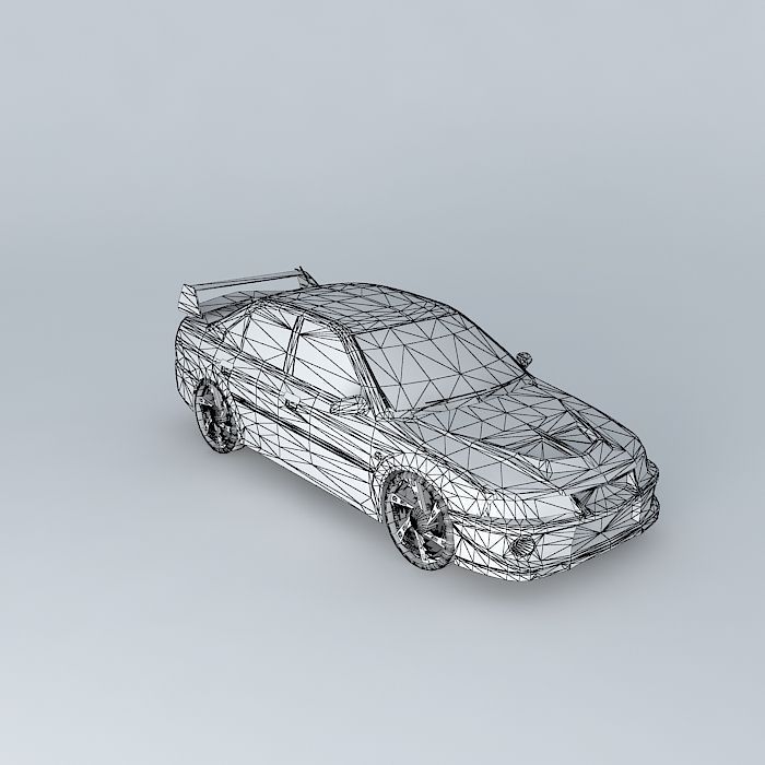 Proton Wira Evo Facelift free 3D model | CGTrader