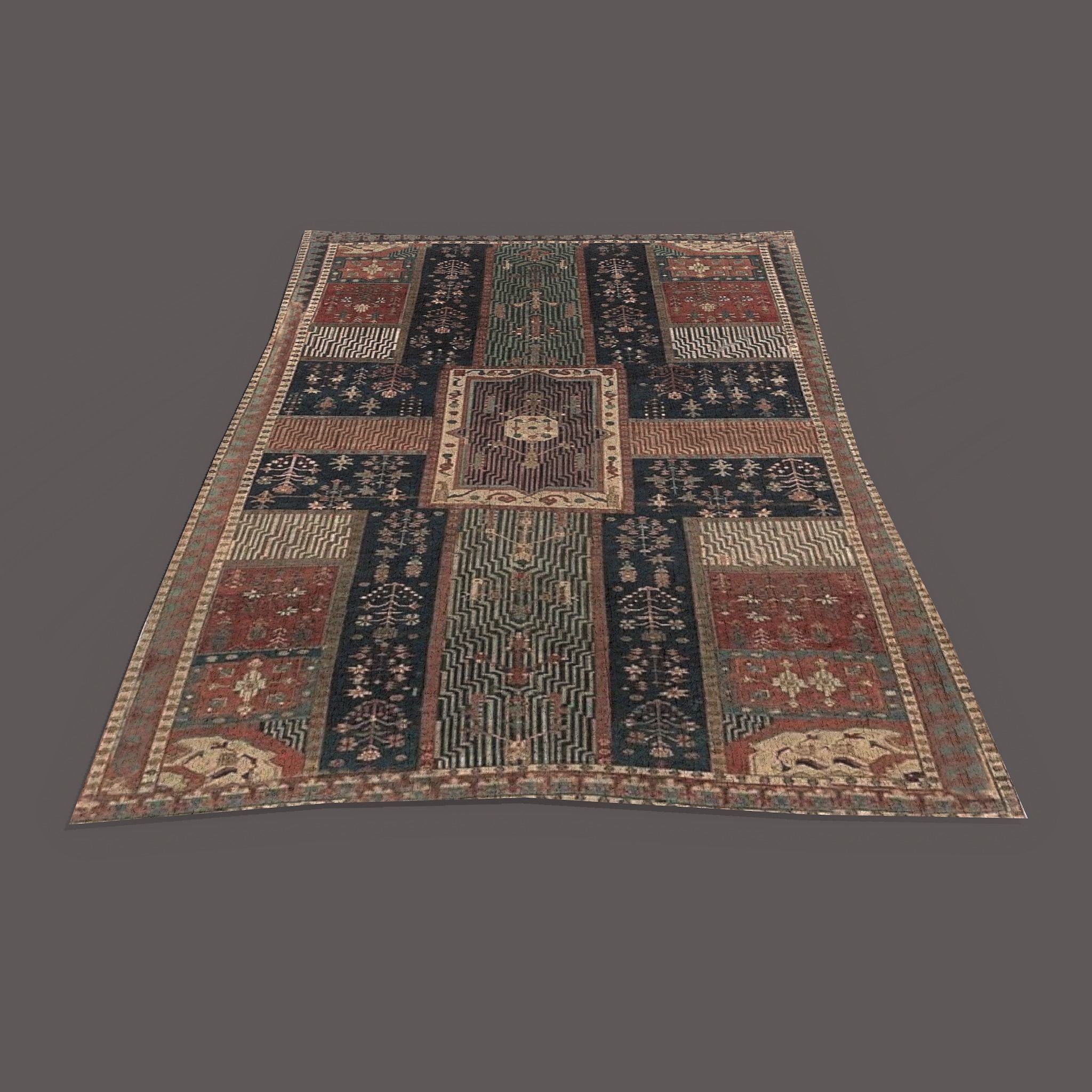 3D model Medieval Carpet VR / AR / low-poly | CGTrader