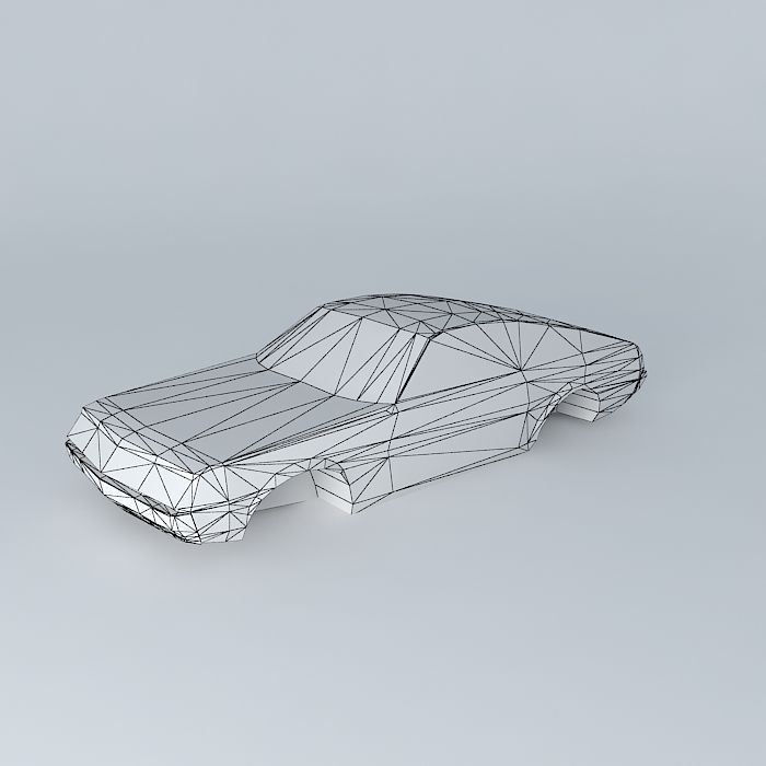 Classic Sportscar Template free 3D model | CGTrader