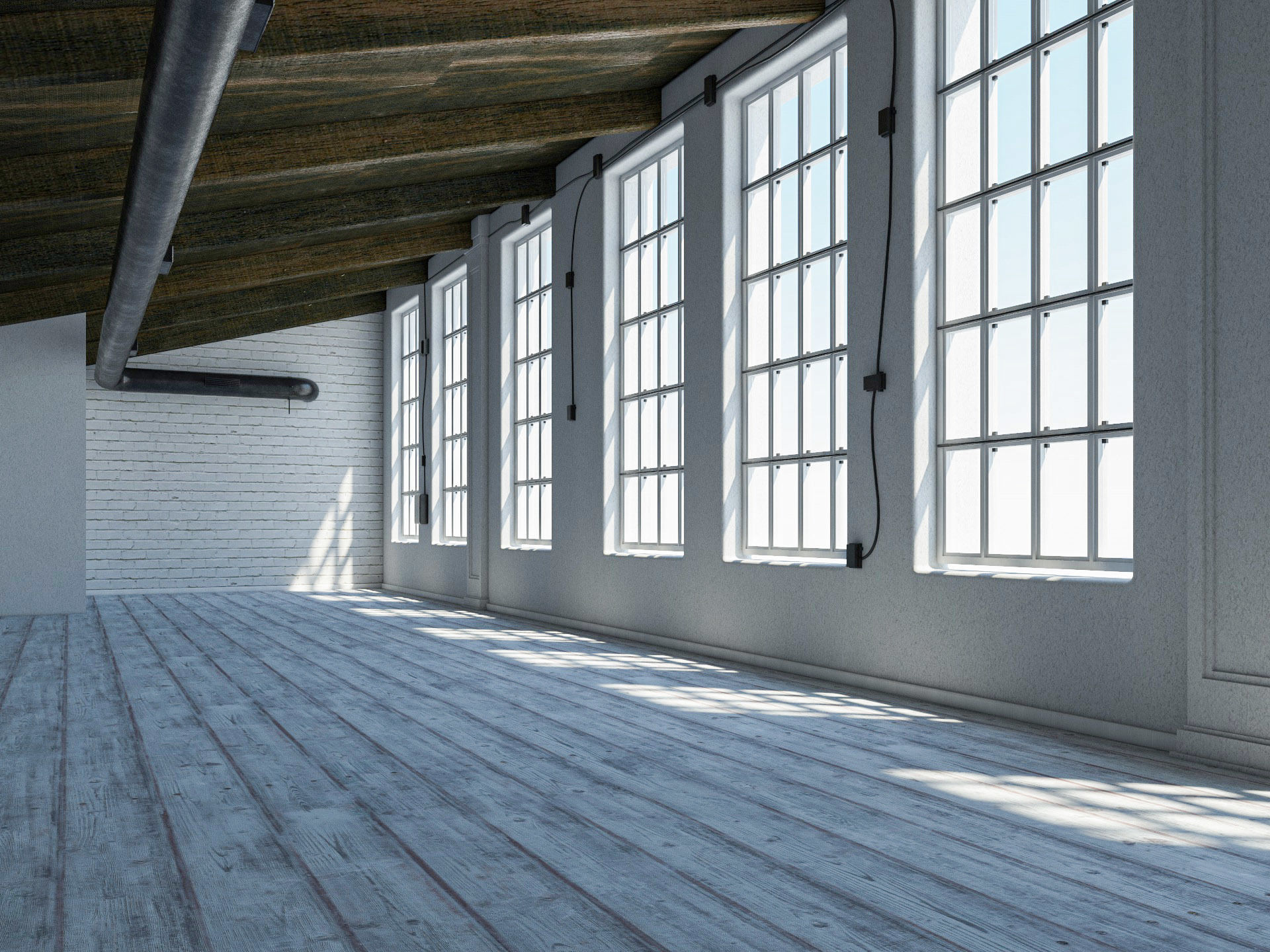 Loft interior Scene 3 3D model | CGTrader