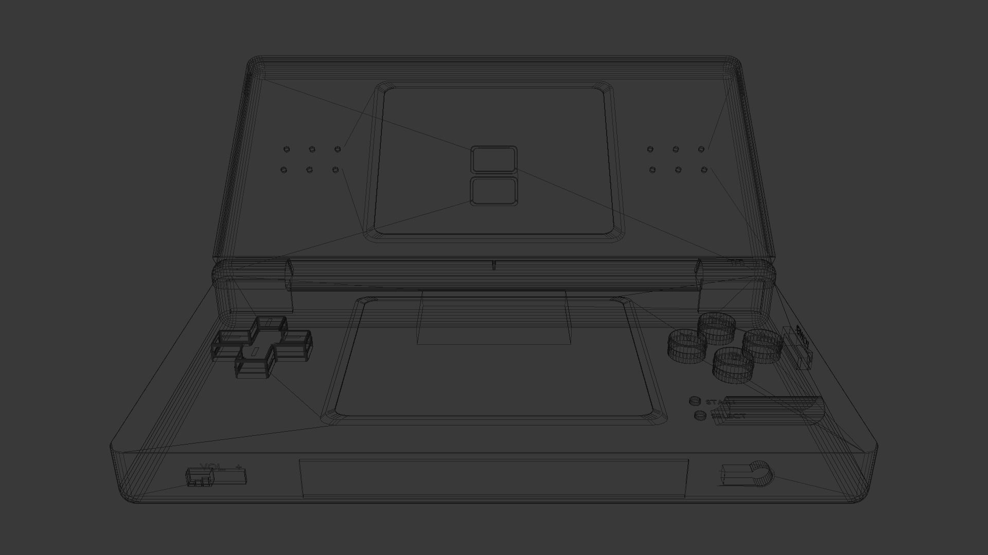 High Quality Nintendo DS Lite 3D model 3D model | CGTrader