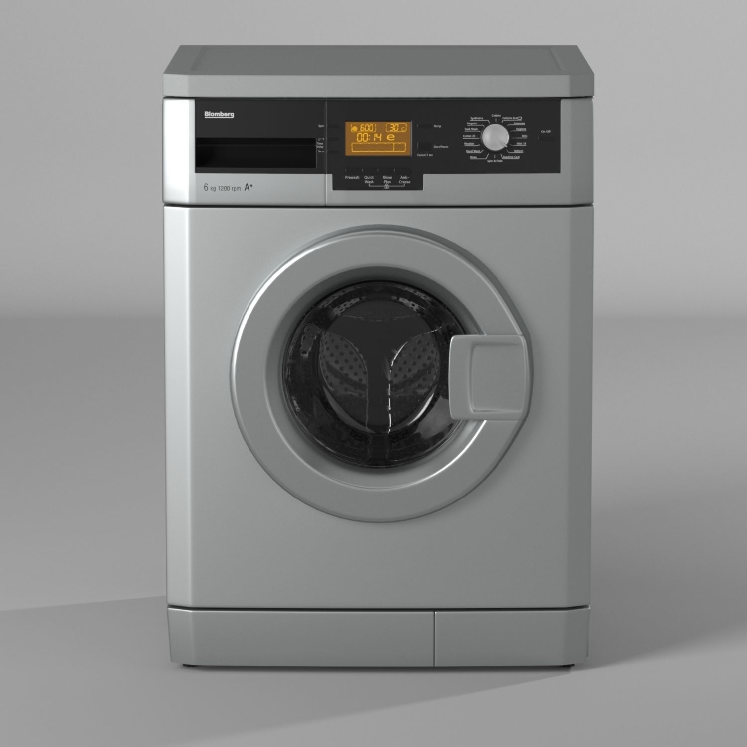 Blomberg Washing Machine 3D model | CGTrader