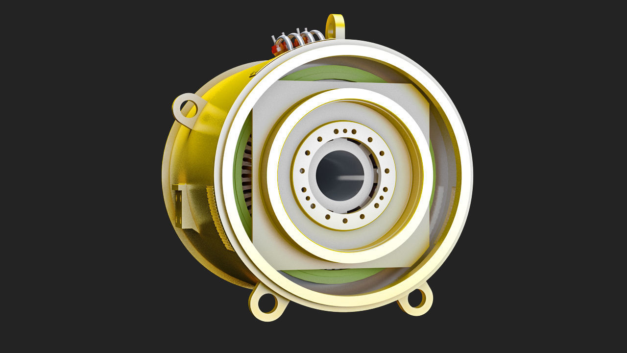Stator electric motor 3D model | CGTrader
