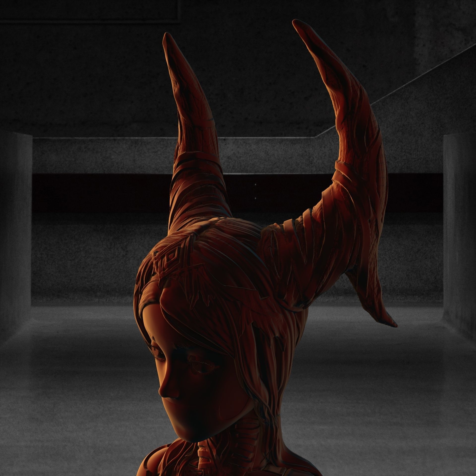 CALM DEMON 3D model | CGTrader