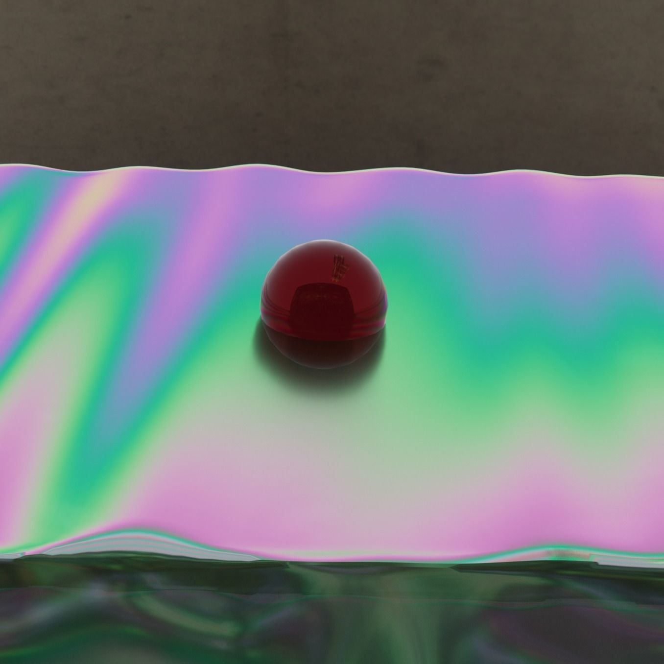 Octane C4D Iridescent Glass Textured Liquid Dynamic Cube free 3D model ...