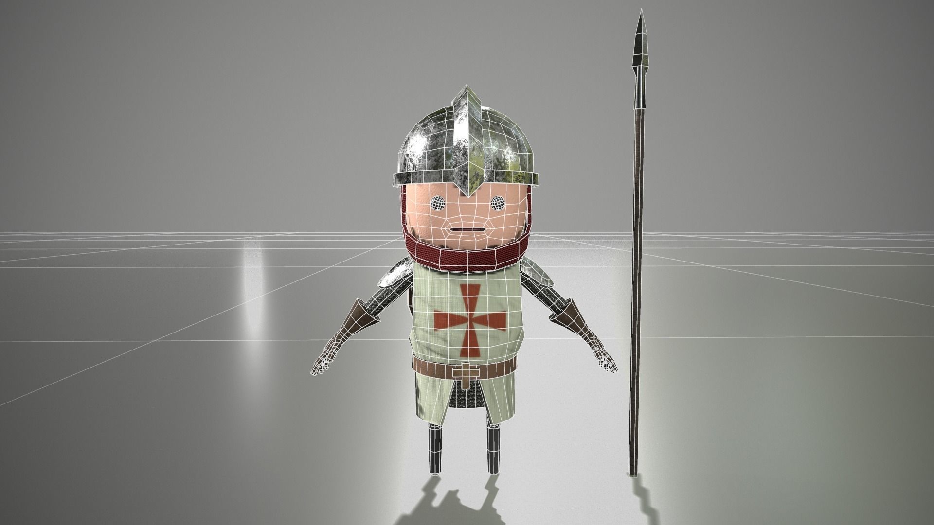 3D model low poly knight pack VR / AR / low-poly rigged | CGTrader