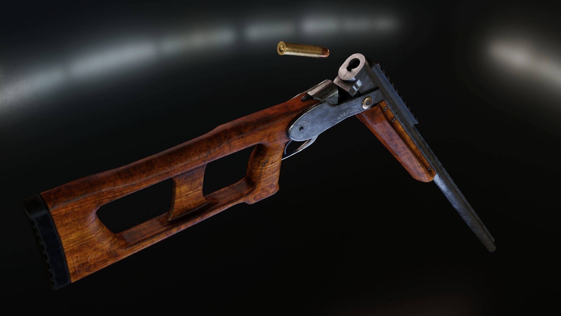 3D model 700 Nitro Express Hunting Gun VR / AR / low-poly | CGTrader