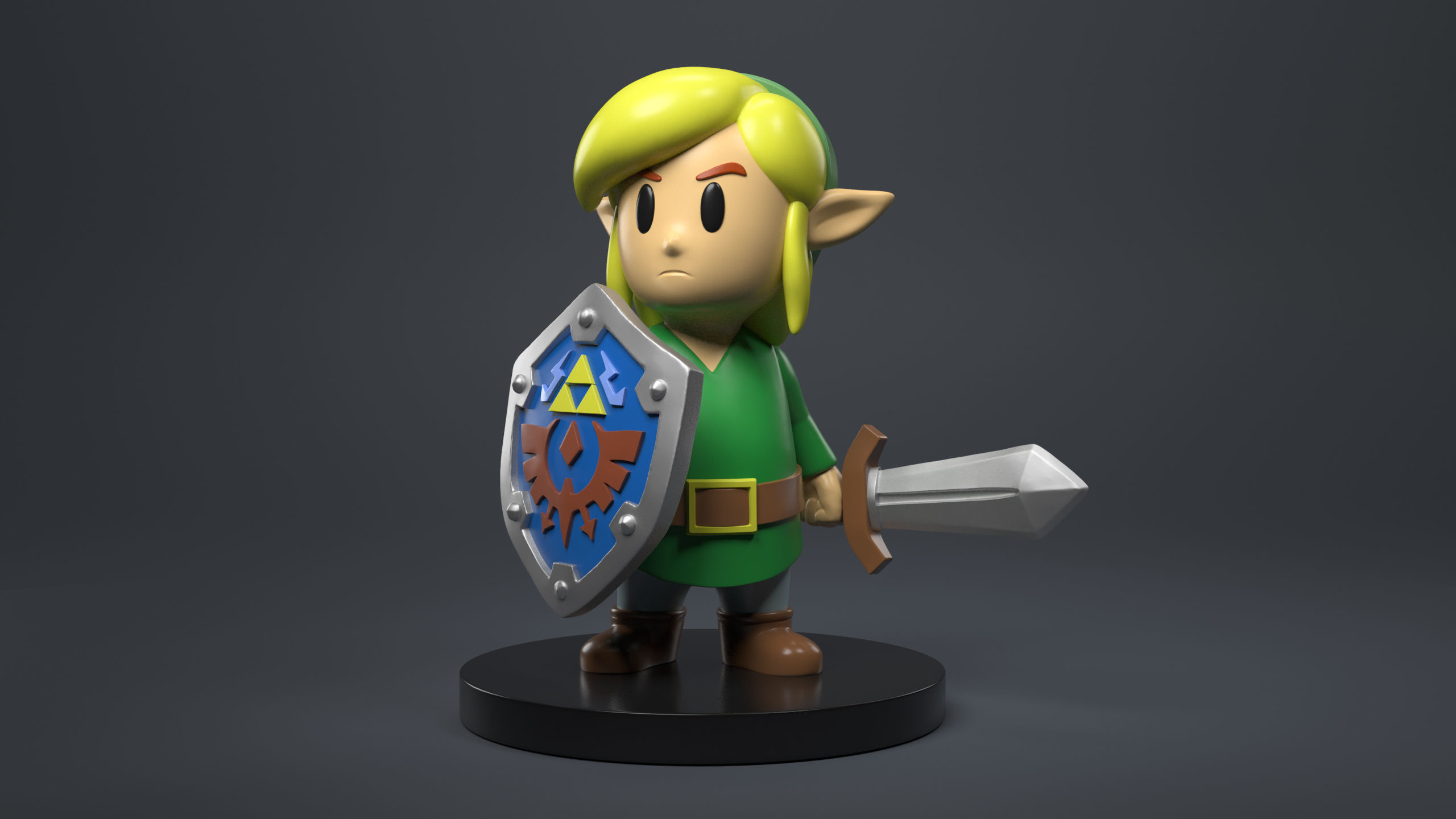 The Legend Of Zelda - Link Firgure 3D model 3D printable | CGTrader