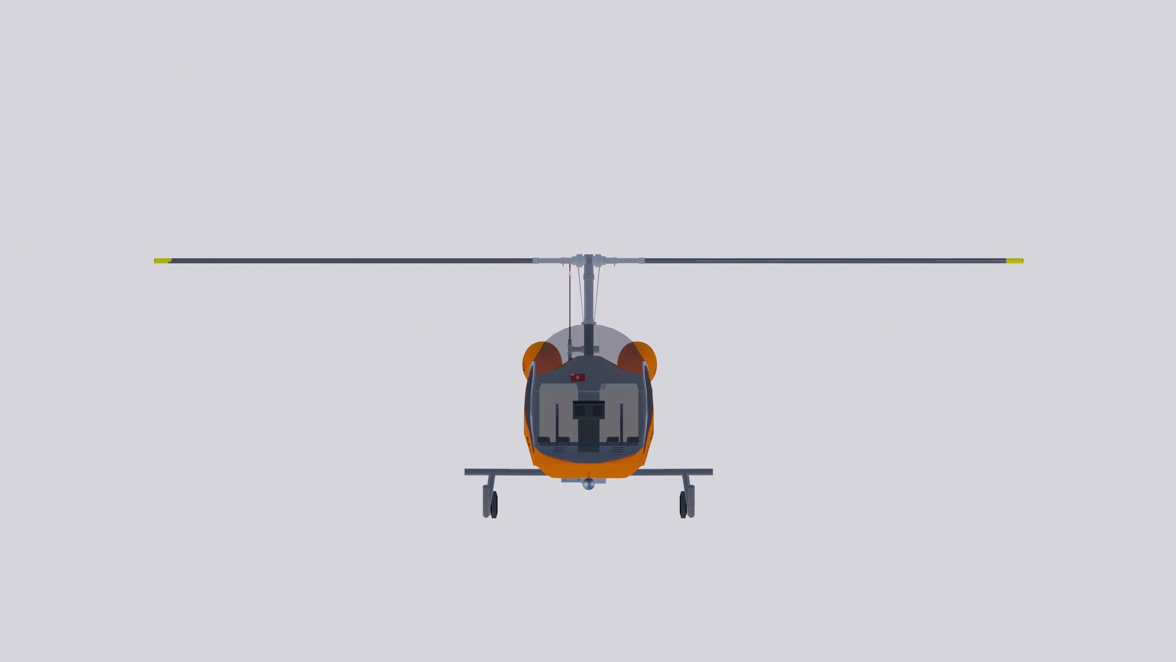 Bell H-13 Sioux 3D model | CGTrader