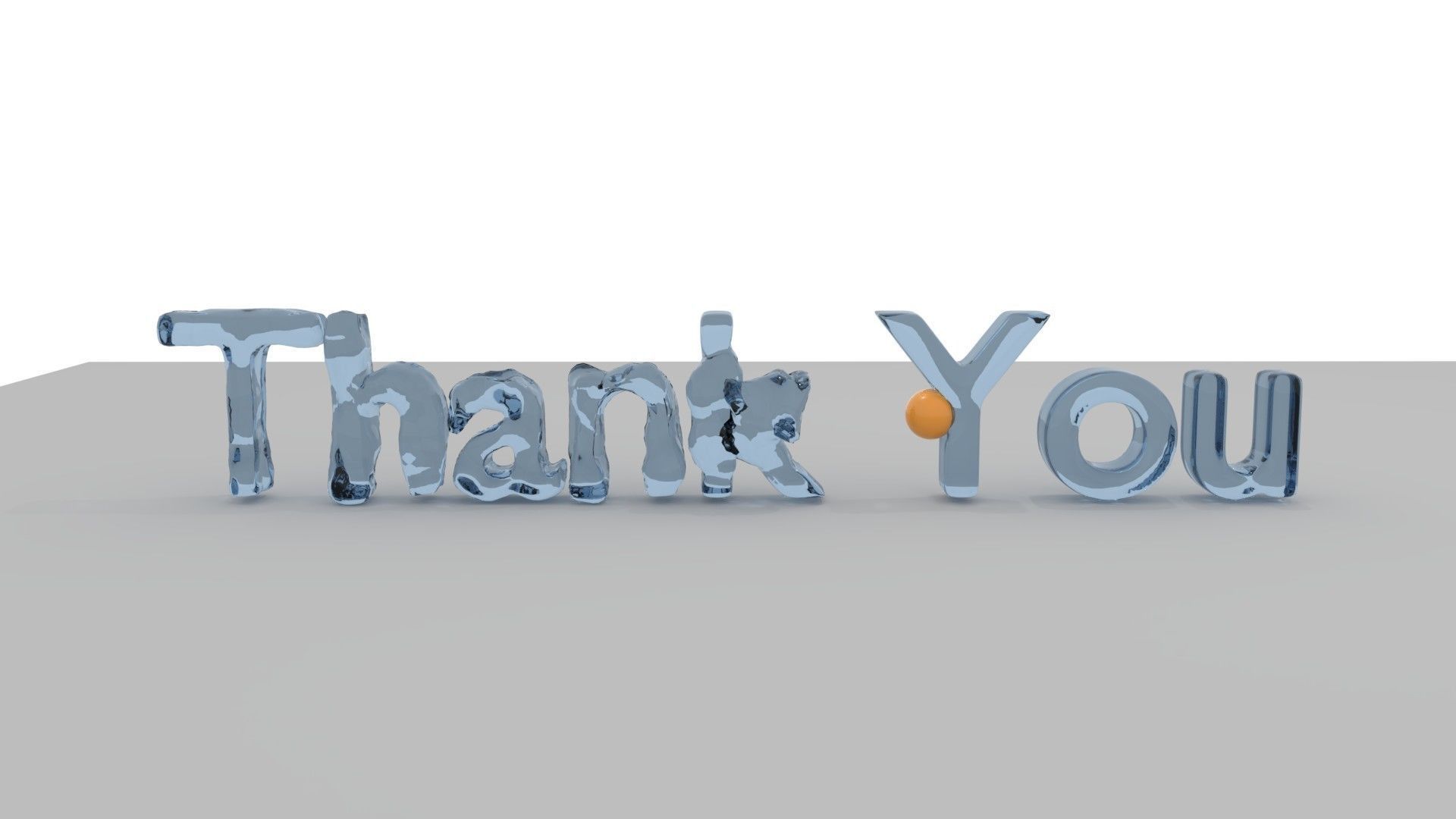 Liquid Thank You Text Animation 3D model animated | CGTrader