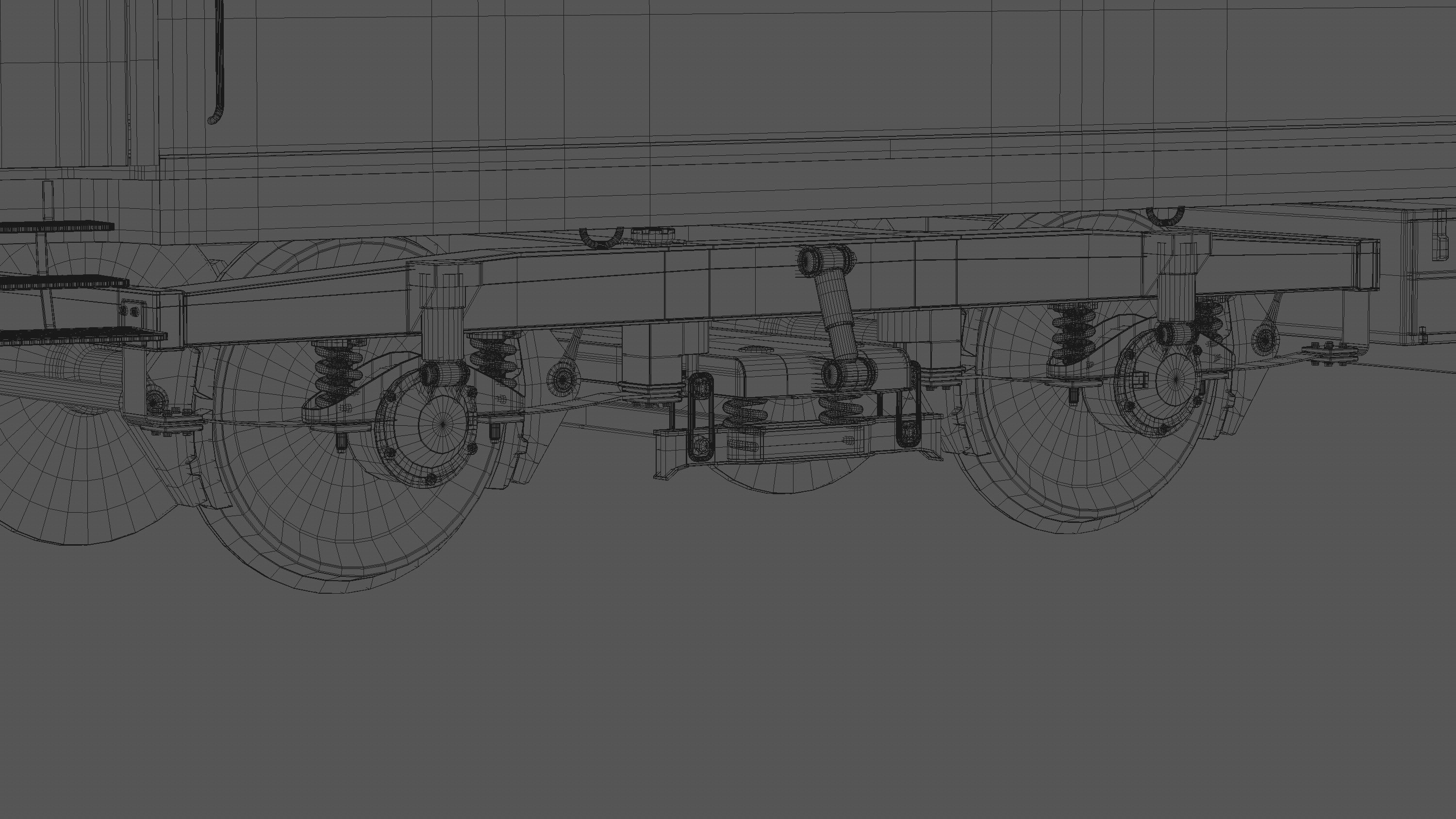 Passenger train car 3D model | CGTrader