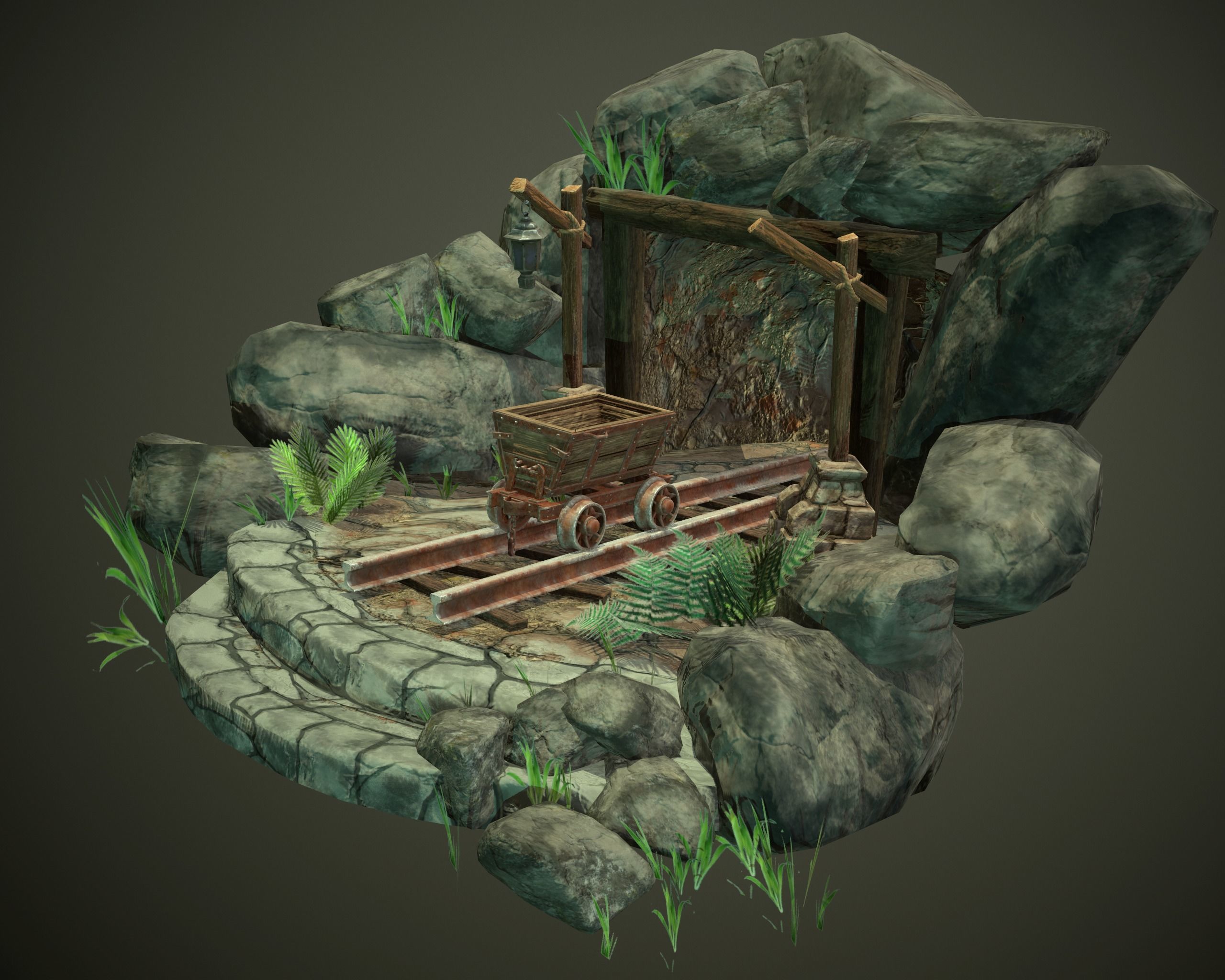 Coal Mine 3D model | CGTrader