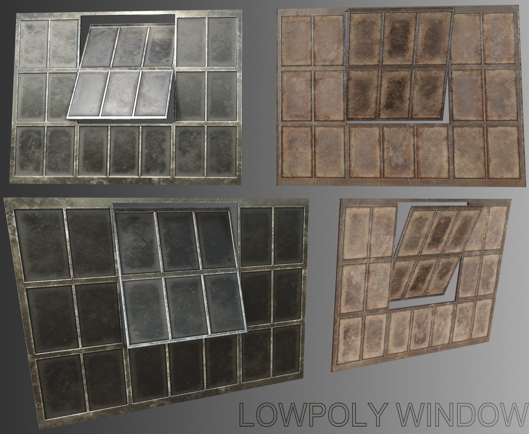 3D model Window - Game Ready - PBR air filter VR / AR / low-poly | CGTrader