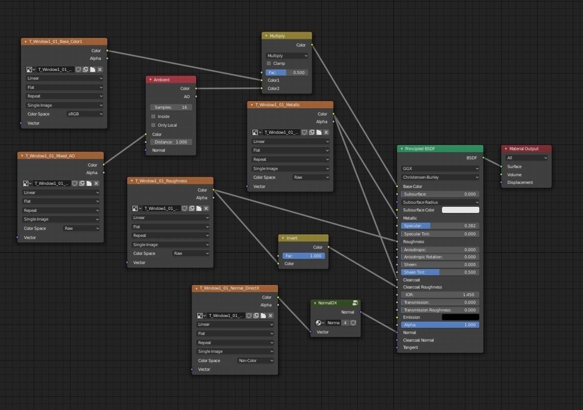 3D model Window - Game Ready - PBR air filter VR / AR / low-poly | CGTrader