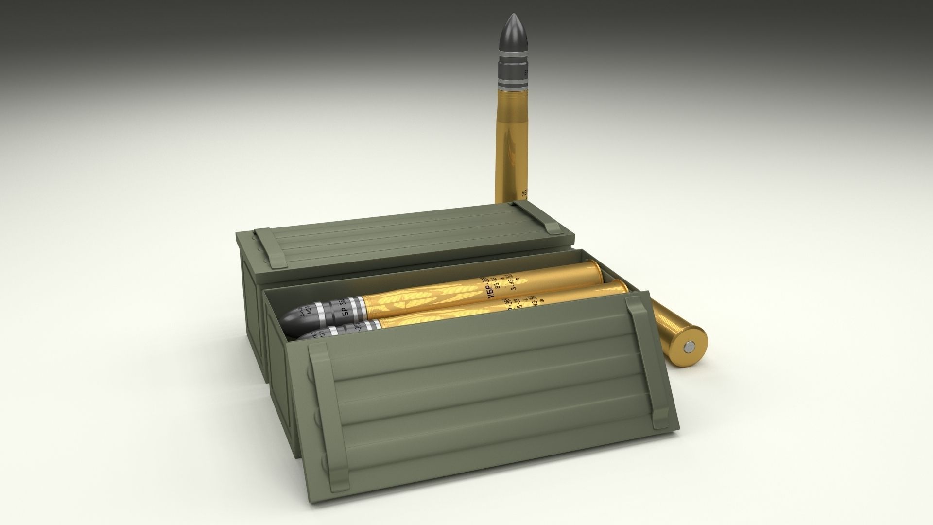 Soviet 85mm Shell 3D model | CGTrader