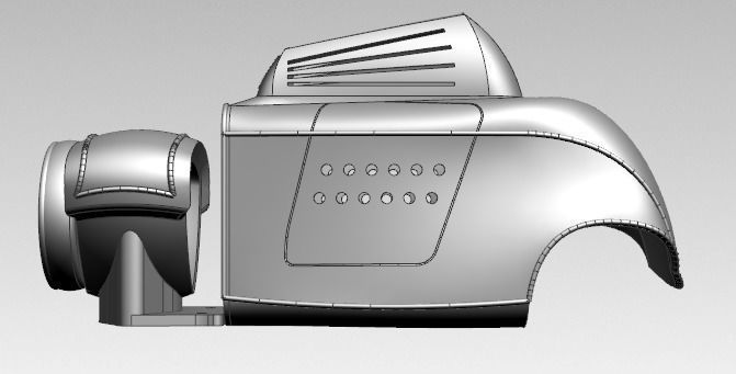 surface car classic 3D model animated | CGTrader