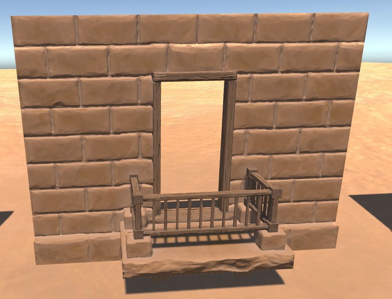 External Desert Building Kit 3D model | CGTrader