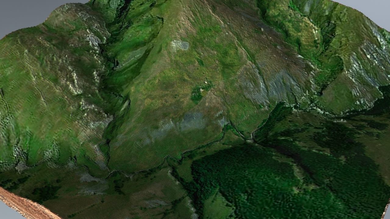 3D model Green terrain Landscape 3D model VR / AR / low-poly | CGTrader