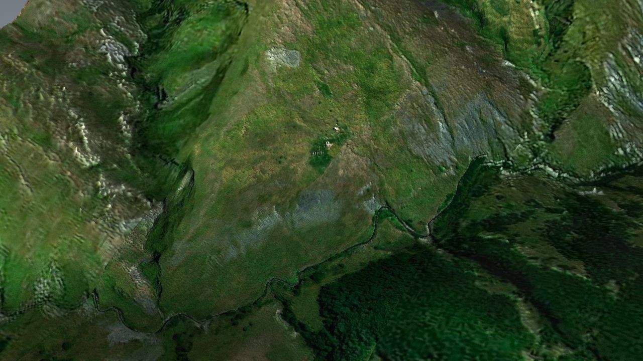 3D model Green terrain Landscape 3D model VR / AR / low-poly | CGTrader