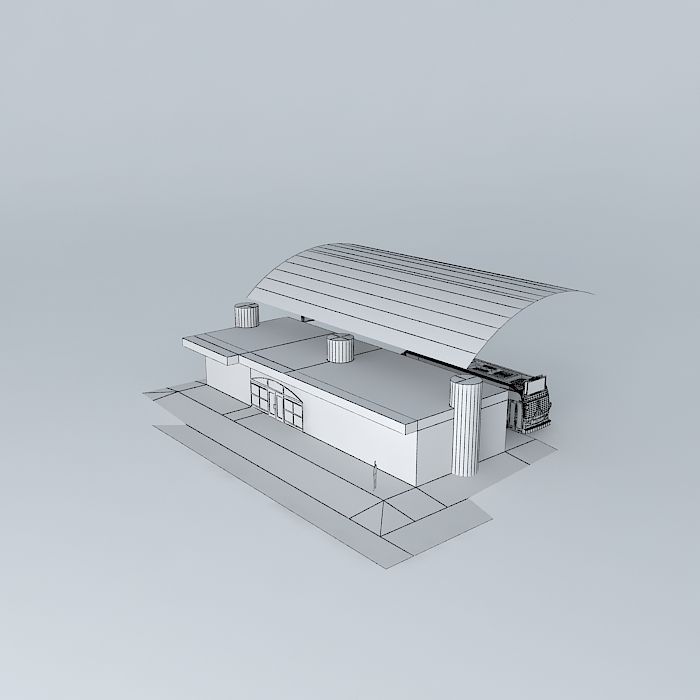 BRT Terminal free 3D model | CGTrader