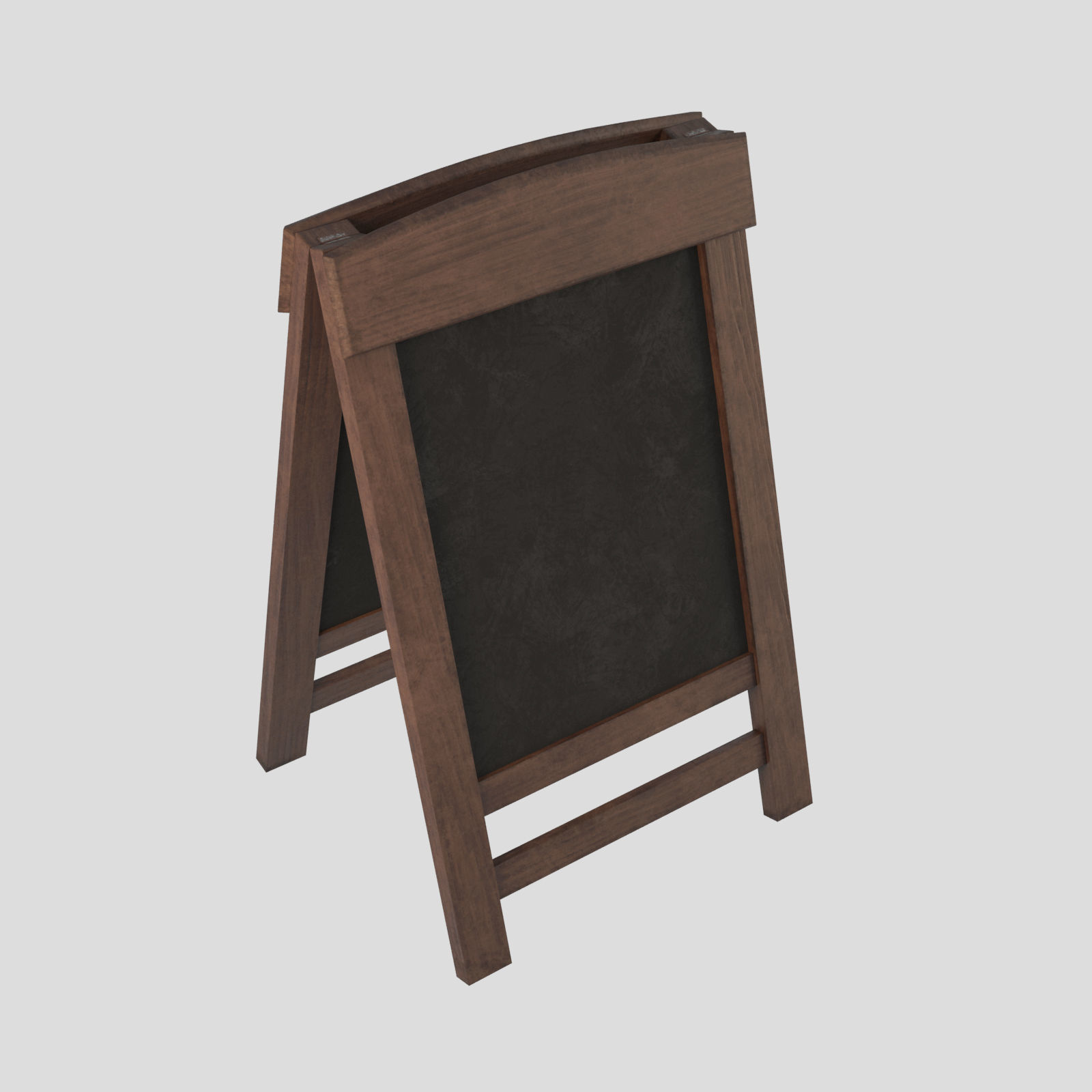 3D model Menu Board Stand 01B VR / AR / low-poly | CGTrader