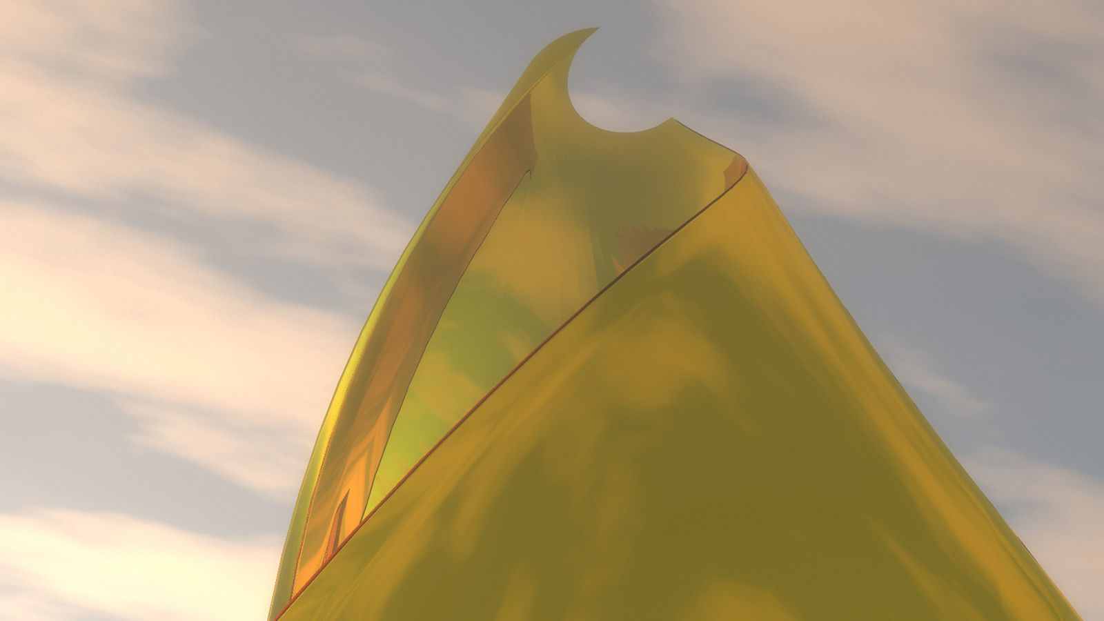 Weird Gold Tower 3D model | CGTrader