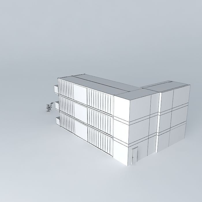 Container Block free 3D model | CGTrader