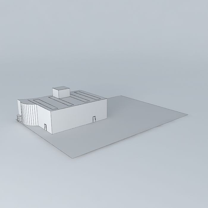 Small Industrial Laboratory free 3D model | CGTrader
