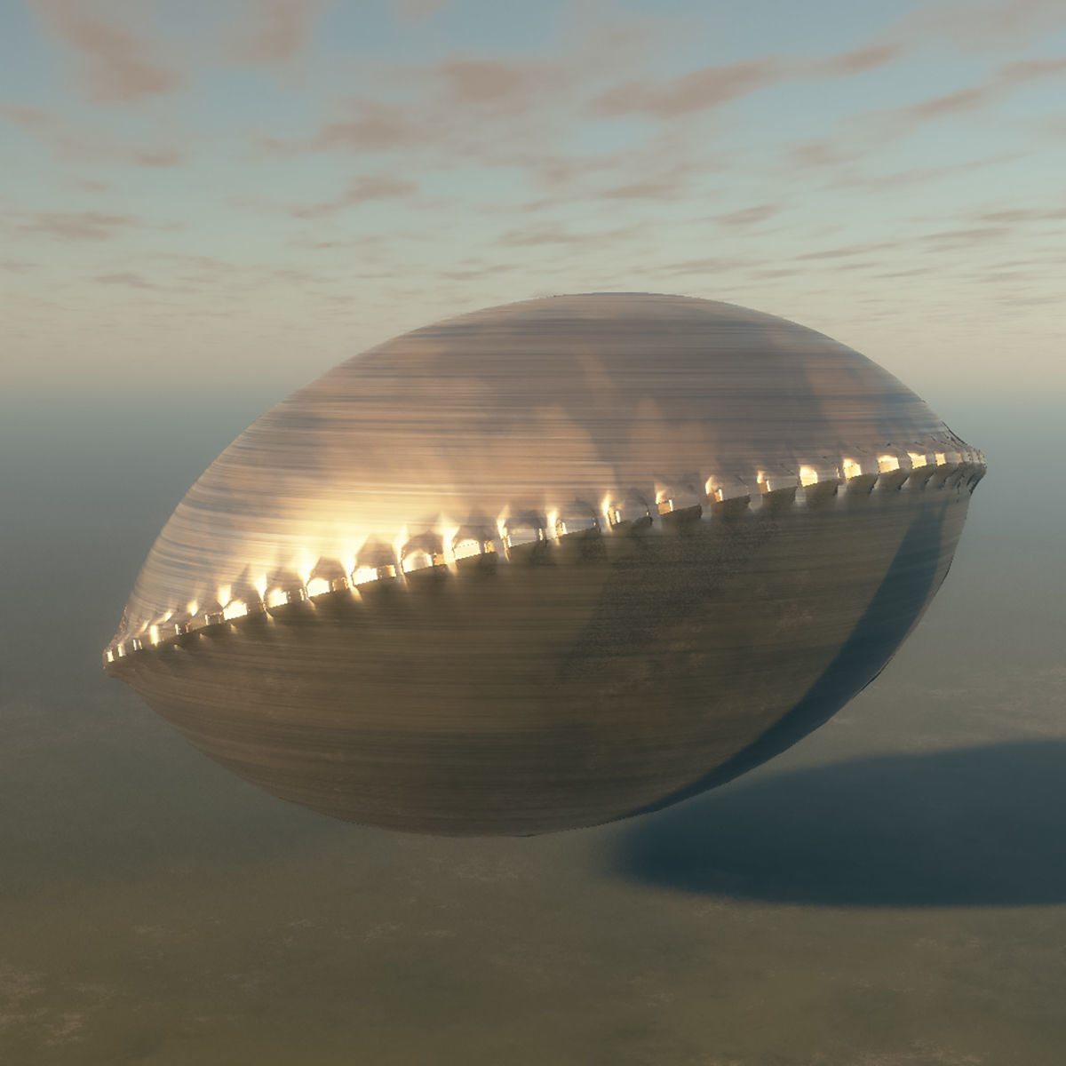 UFO or Alien Building 3D model | CGTrader