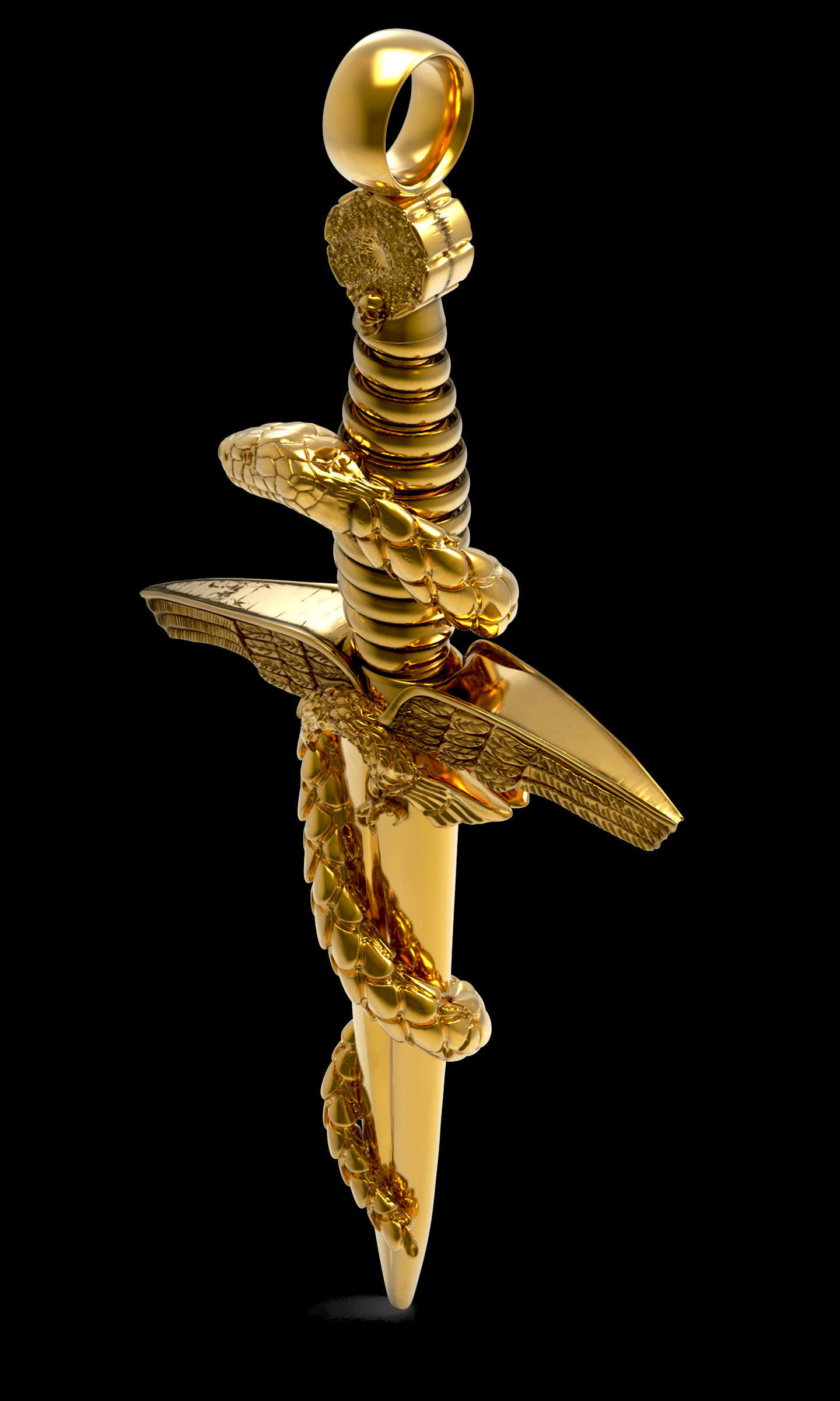 EAGLE SWORD 3D model 3D printable | CGTrader