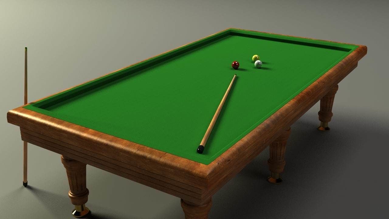 pool table free 3D model | CGTrader