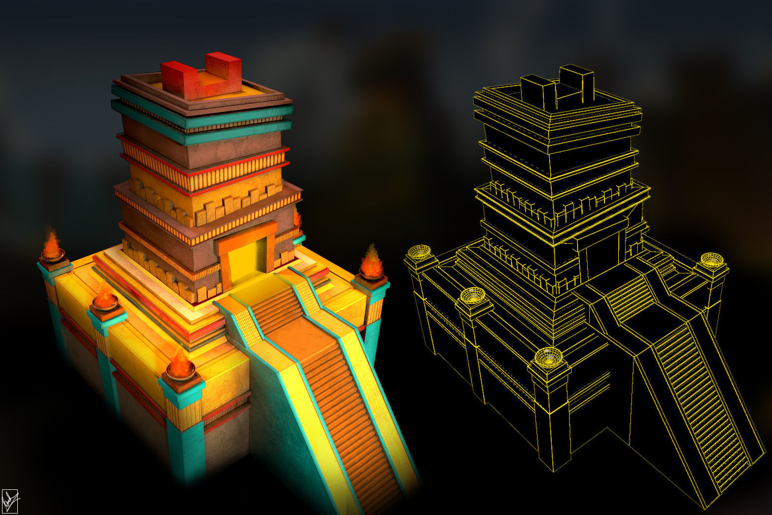 3D model Papu Building VR / AR / low-poly | CGTrader