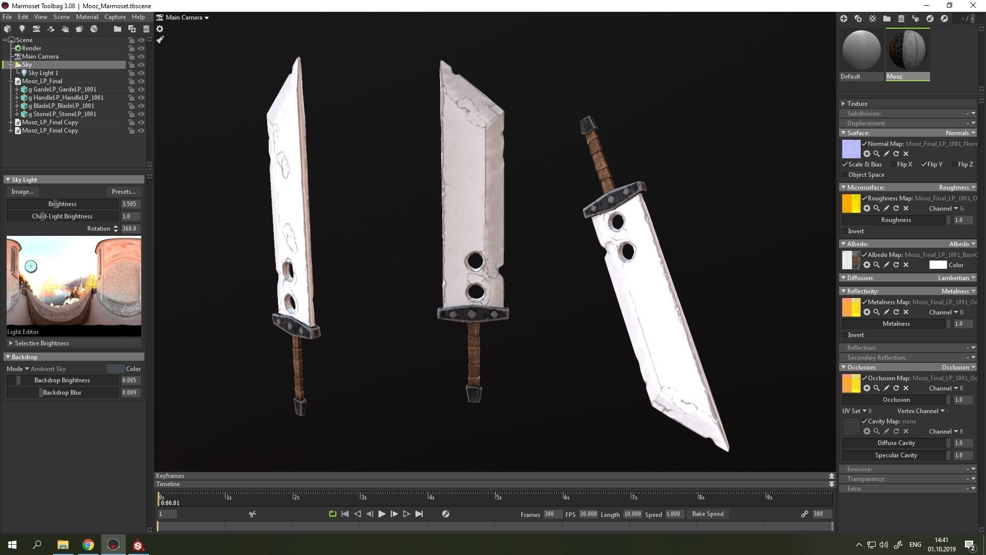 3D model Stylized Low Poly Sword VR / AR / low-poly | CGTrader